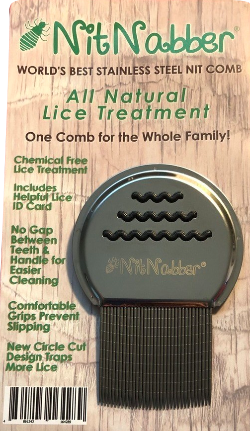 NitNabber Lice Comb - Patented Nit Removal Tool - Coco Loco for Lice ...